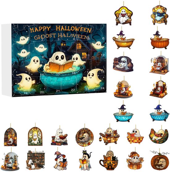 Calendrier de l'Avent 2025 - Calendrier de l'Avent Halloween ...