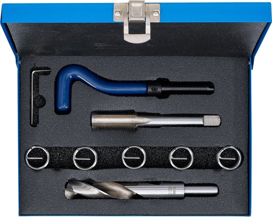 Kit de réparation de filetage BGS M18 x 1,5, 9 pièces - 99433 | bol