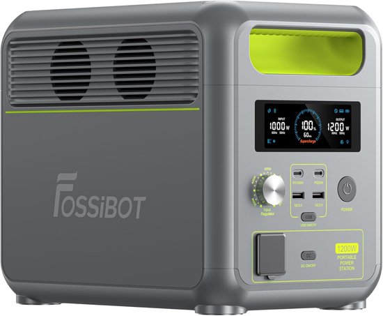 Draagbare Elektrische Generator met 1024 Wh Batterij voor Kamperen en ...