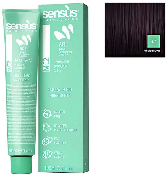 Natural and Organic Hair Color by Sens.us Violet Colors 4.7 Purple ...