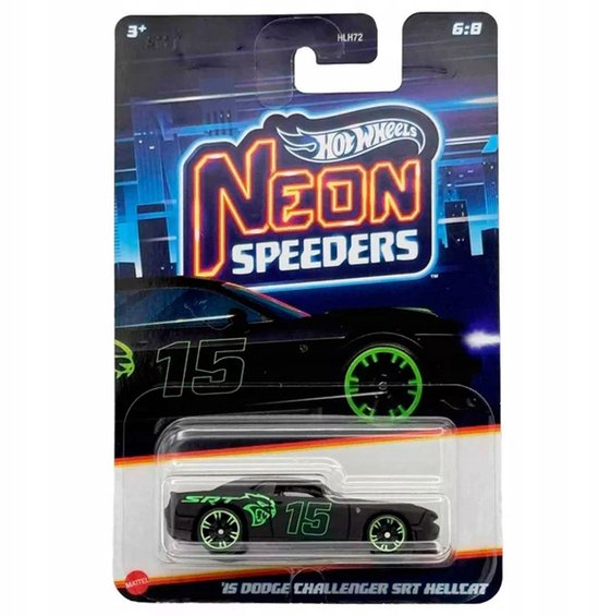 Hot Wheels Neon Speeders '15 Dodge Challenger SRT Hellcat | bol