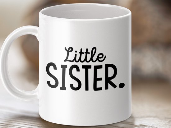 Mok Little Sister, Schattige Zus Mok, Nieuwe Zus Cadeau, Leuke Mok ...