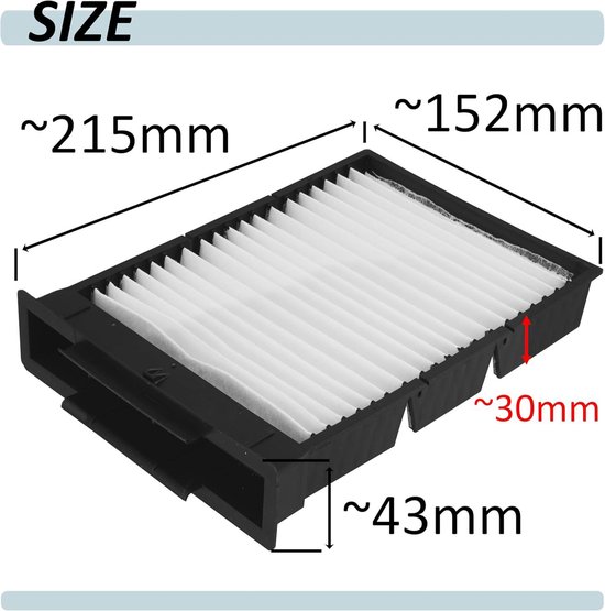 Allecto plus - Interieurfilter voor pollen | Vervangt OE-nummers ...