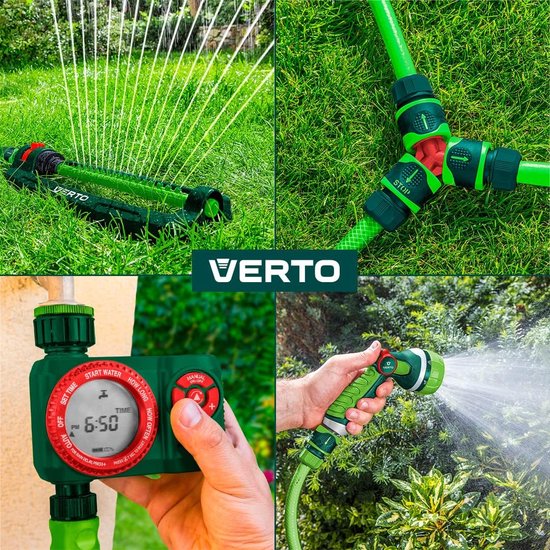 Vierkante sproeier, gazonsproeier, sproeioppervlak 418 m², 18 sproeiers ...