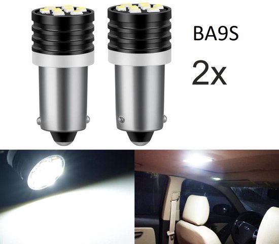 2 Stuks Autolampen BA9S - CANbus - Led Signal Light - 12V ...