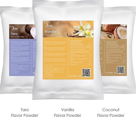 Bubble Tea Powder | Milk Shake Powder | JENI Taro Coconut Flavor Powder ...