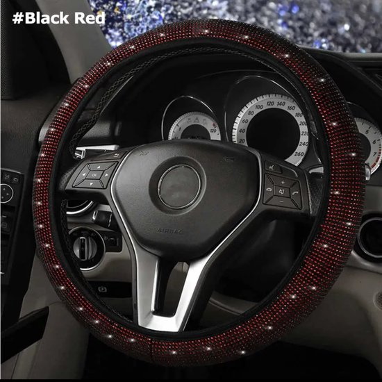 Autostuurhoes Diamantjes - Stuurhoes diamand - Autostuur Hoes glitter ...