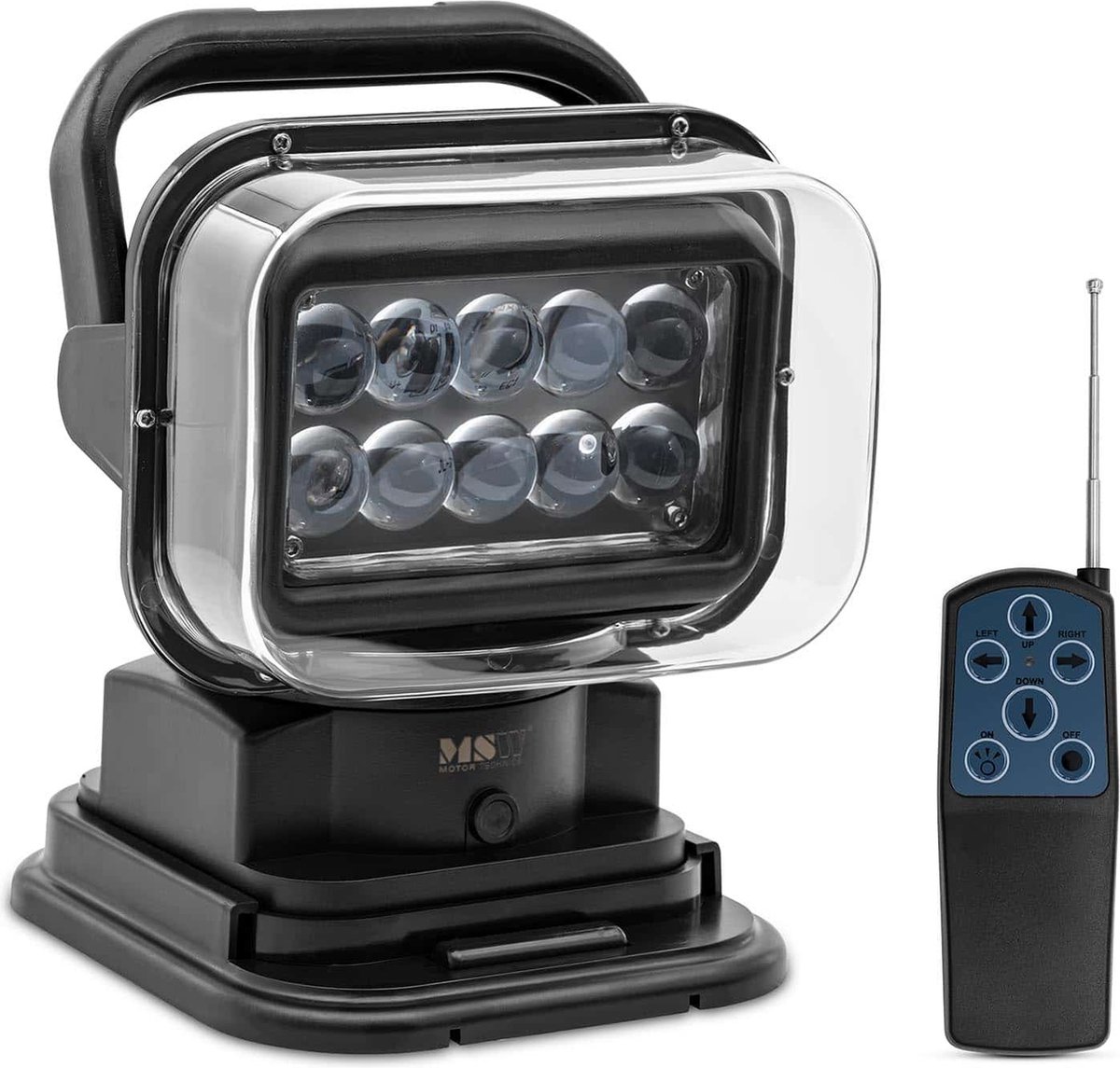 LED -zoeklicht - 9 - 32 V - 50 W - 360 ° roteerbaar - 120 ° Tiltable - met... | bol.com