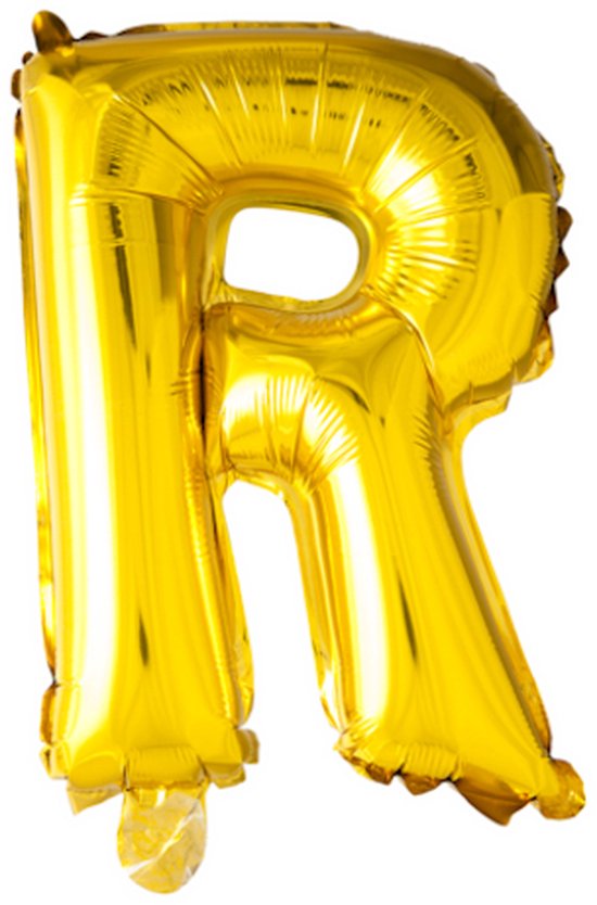 Folie Ballon Letter 40″ R - Goud | bol
