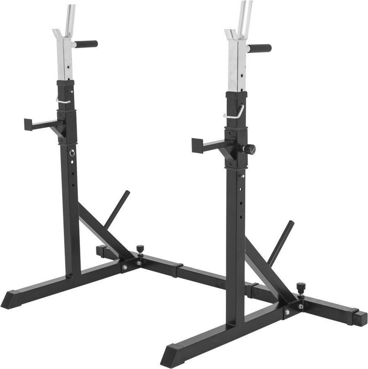 Gorilla Sports Squat / Bench Press Rack réglable avec supports de ...