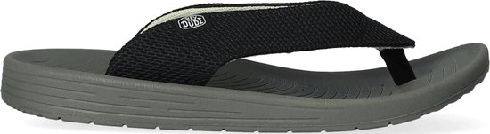HEYDUDE Milo Heren Slippers Black Army | bol