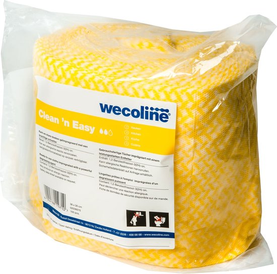 Navulling keukendoeken 150 st Wecoline Clean 'n Easy | bol