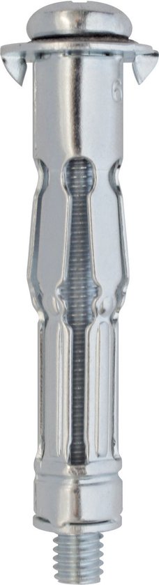 FM TMC Hollewandplug verzinkt 13 x 37 met schroef M6 x 45 50 stuks | bol