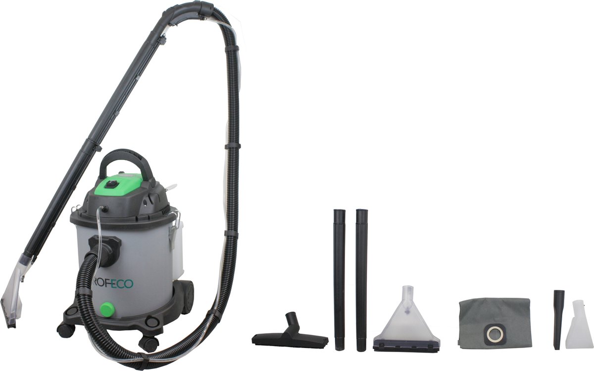 Profeco tapijtreiniger 1400W 20 liter - Stofzuiger | Vlekkenreiniger ...