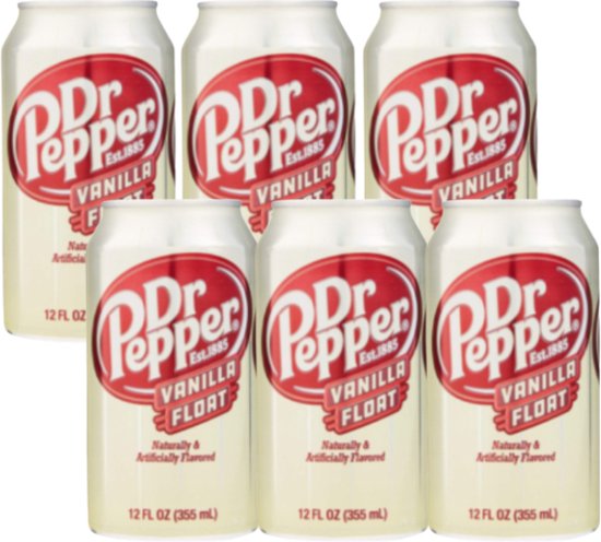 Dr.Pepper Vanilla Float USA 6-Pack (6x355ml) | bol.com