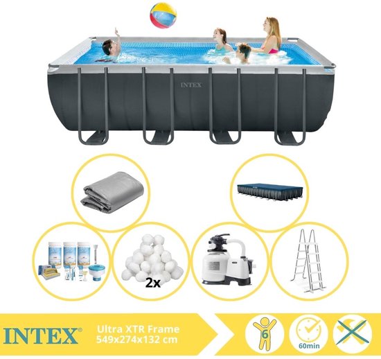 Intex Ultra XTR Frame Zwembad - Opzetzwembad - 549x274x132 cm ...