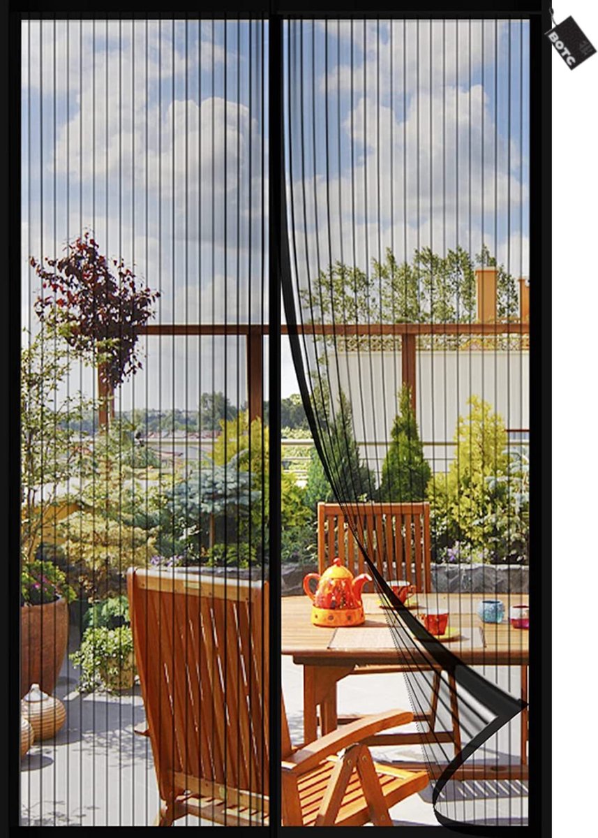 BOTC Vliegengordijn - Deurhor - Deurgordijn (met magneet) - 95x210 cm ...