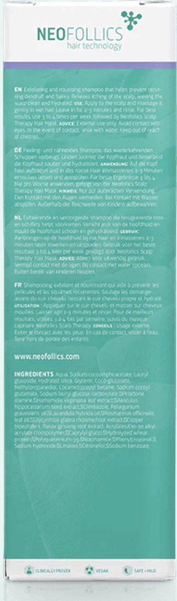 Neofollics Behandeling voor roos / Seborroïsch Eczeem en Psoriasis - Shampoo 250ml -... | bol.com