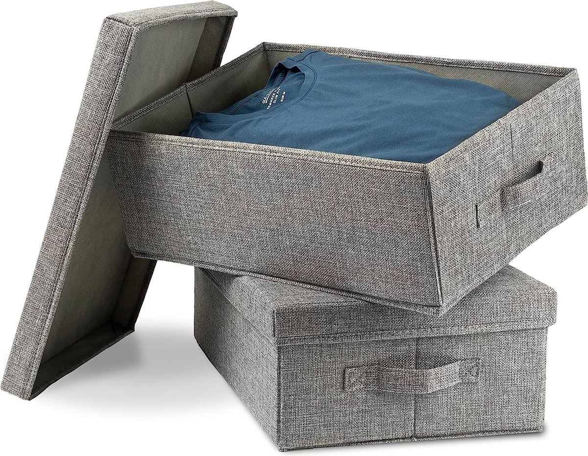 Grande boîte de rangement organiseur avec couvercle - Coffret 44 x 30 ...