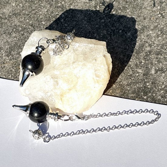 Wellness-House | Pendelketting Bol Obsidiaan | Pendel | Edelsteen ...