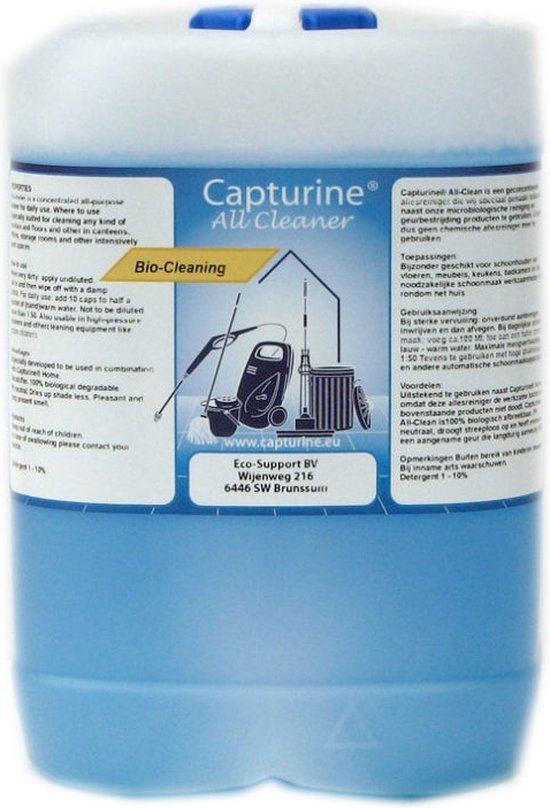 Capturine Pets All Cleaning - Schoonmaakmiddel - 10 liter | bol.com