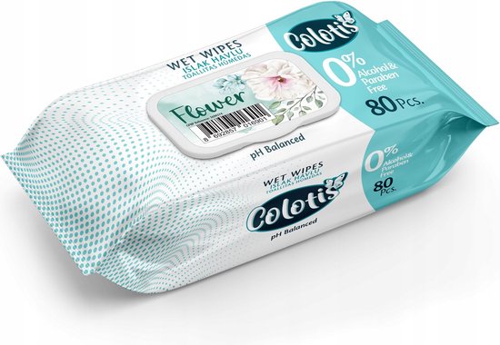 COLOTIS VOCHTIGE DOEKJES FLOWER 80 stuks. | bol