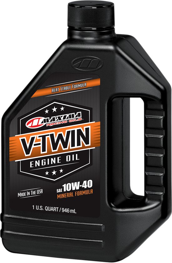 Maxima Racing Oils V-Twin Engine Oil SAE 10W-40 Mineral Formula | bol.com
