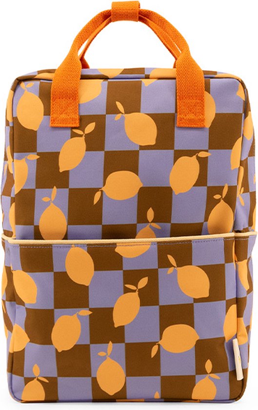Sticky Lemon backpack large | farmhouse | checkerboard | lemons | bol.com