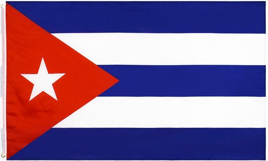 VlagDirect - Cubaanse vlag - Cuba vlag - 90 x 150 cm. | bol