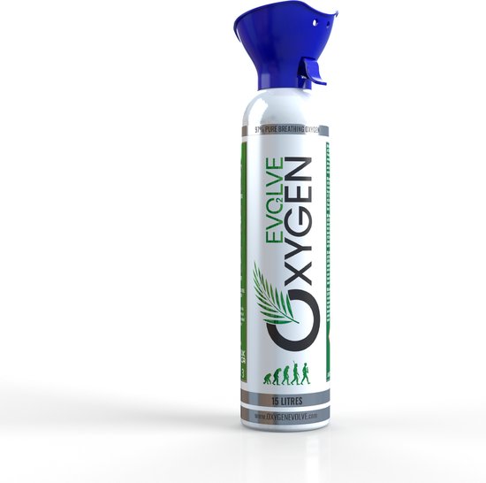 Evolve Oxygen 3x 15L - Pure Zuurstof (97%) - Zuurstoffles | bol.com