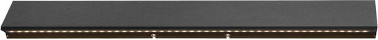 Langwerpige wandlamp Direto 60cm zwart - 1004740 | bol