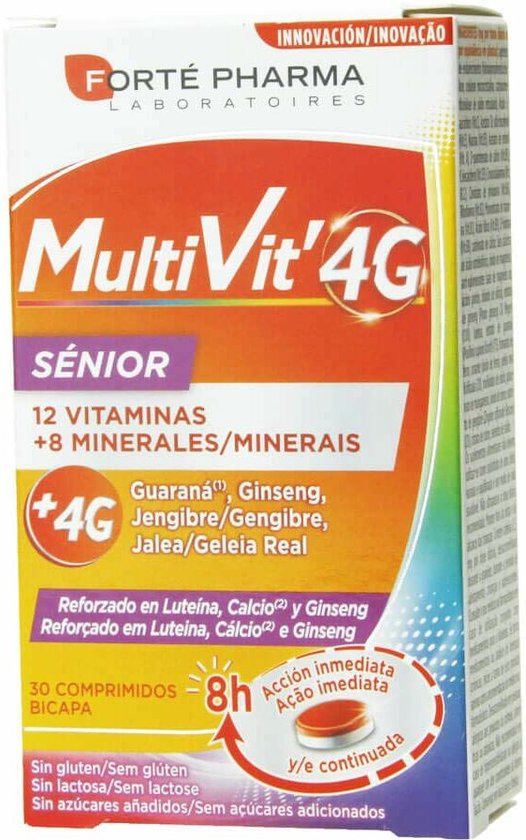 Food Supplement Forté Pharma Multivit 4G 30 Units | bol