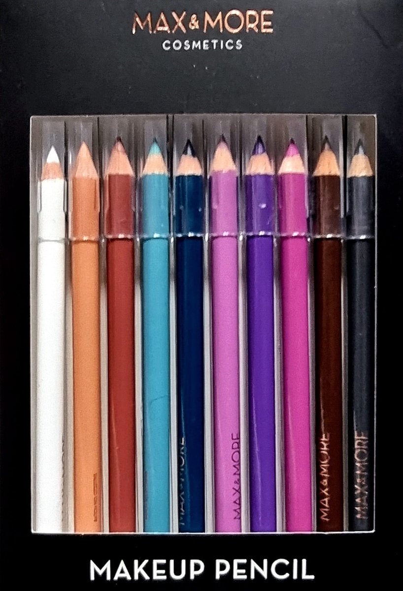 Max & More - Makeup Pencil set - 10 stuks | bol