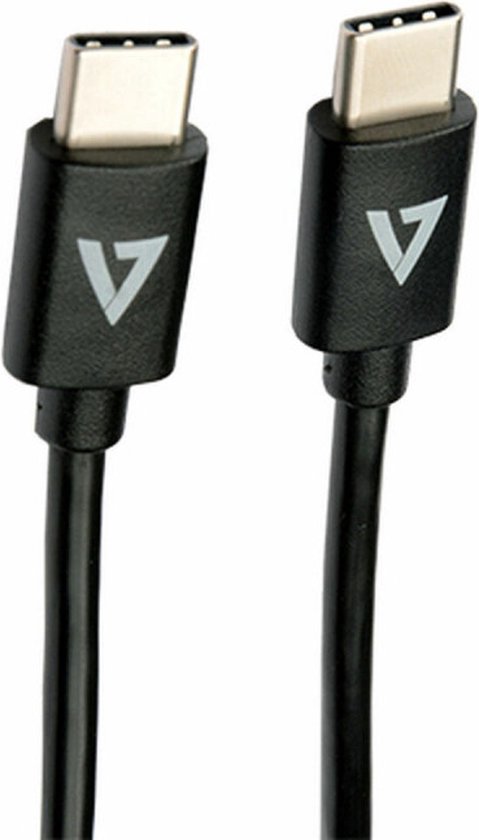Cable USB C V7 V7USB2C-2M Black | bol