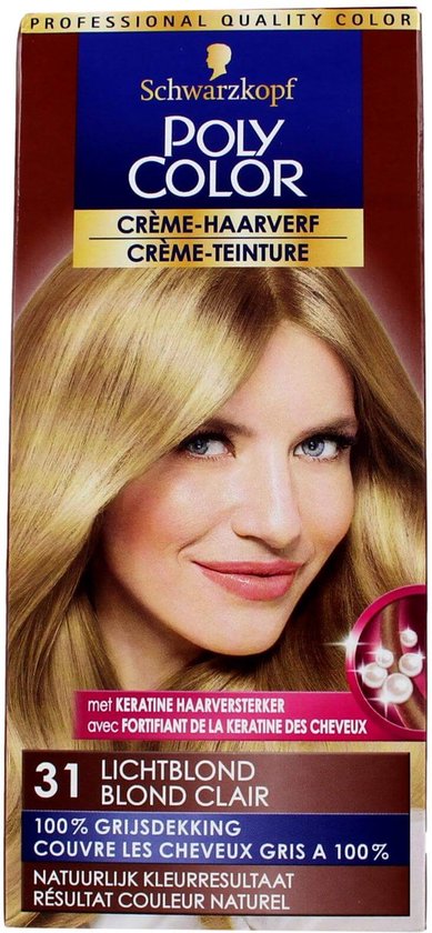 Poly Color Haarverf Creme - 31 Lichtblond | bol