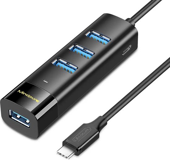 USB HUB Type- C 4-Port Docking Station - Usbc Hub 4 in 1 | bol