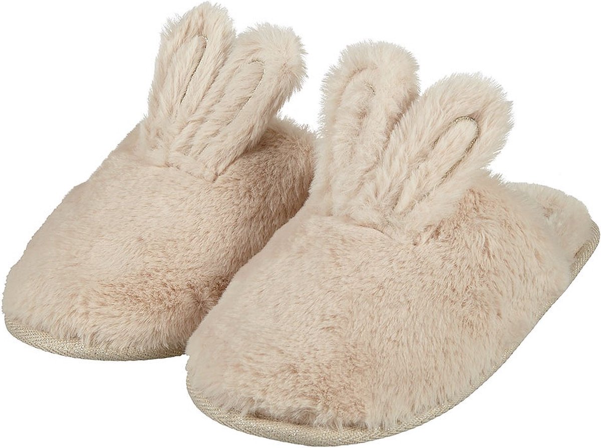 Apollo - Pantoffels dames - Beige - Bunny - Maat 39/40 - Pantoffels ...