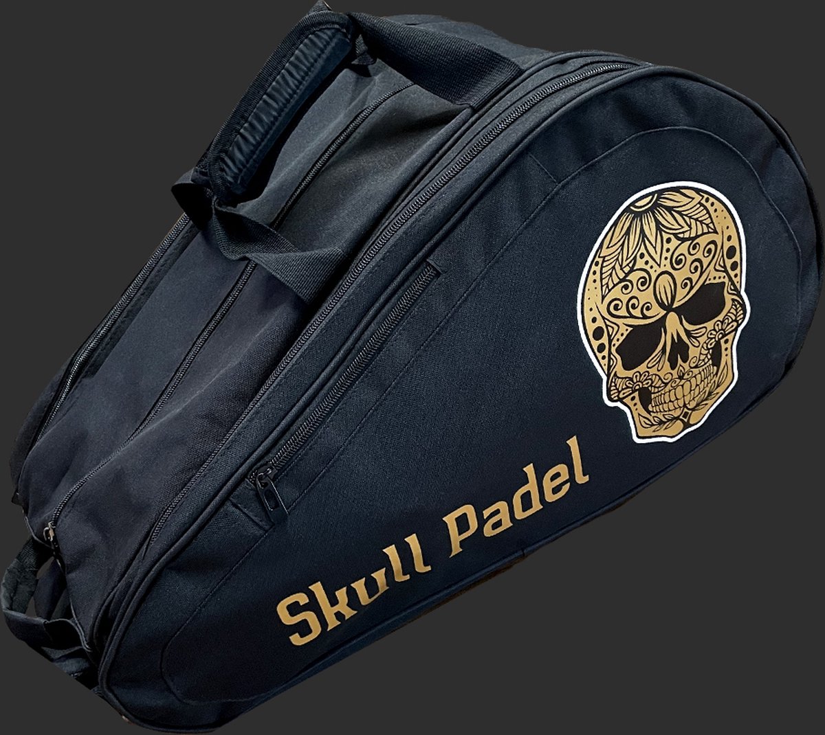 Skull Padel - Padel Tas - Racket tas - inclusief Schoenen vak - Zwart ...