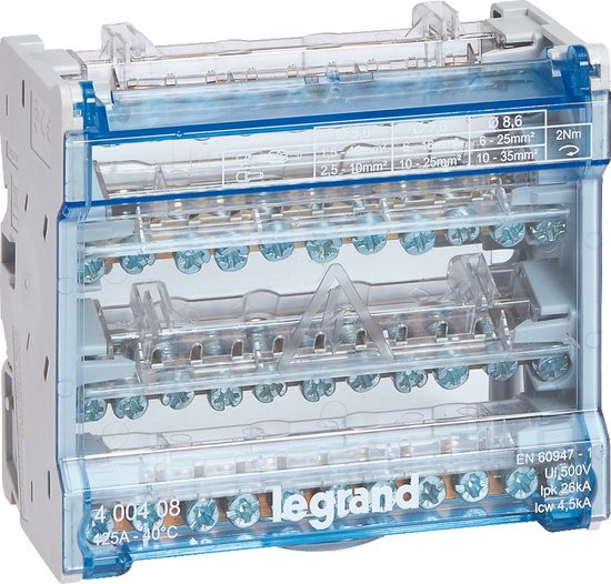 Legrand Aansluitklem Voor Hoofdkabel - 400408 - E2H3U | bol