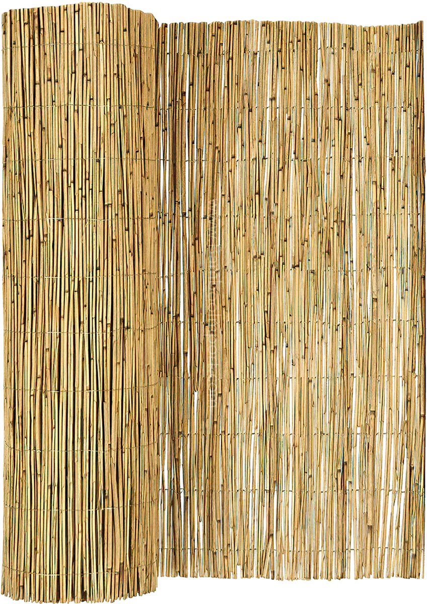 Riet Mat op rol 600 x 100cm - Classic Naturel - rieten balkonscherm ...