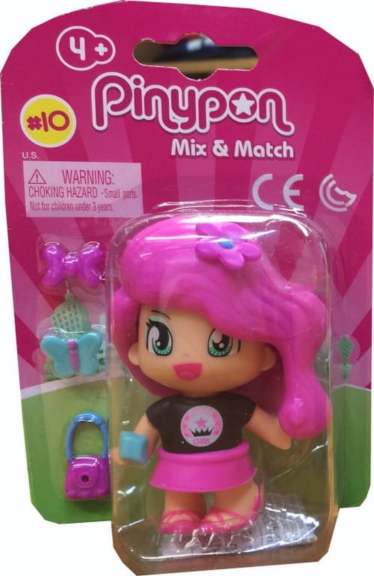 Pinypon Figure Blister 1 Piece - PINK GIRL | bol