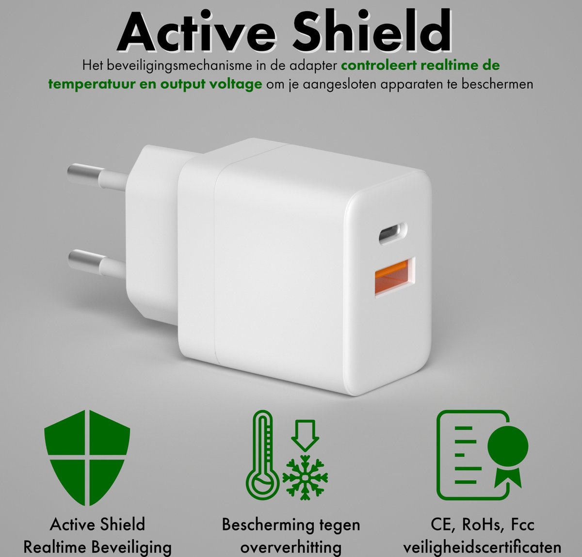Snellader voor Samsung - 2 Meter - 35 Watt - Super Fast Charging 2.0 ...