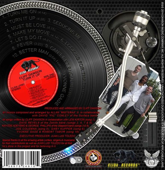 Cliff Dawson - Turn it up - CD, Cliff Dawson | Muziek | bol