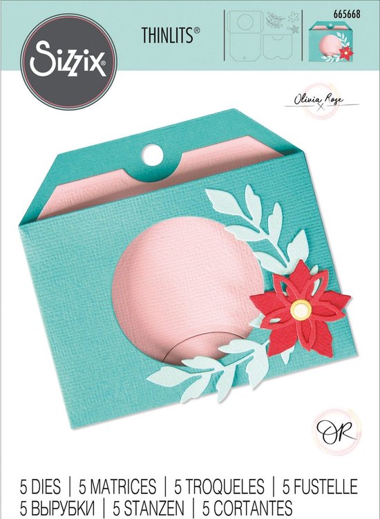 Sizzix Thinlits Die Set Pocket Tag By Olivia Rose | bol.com