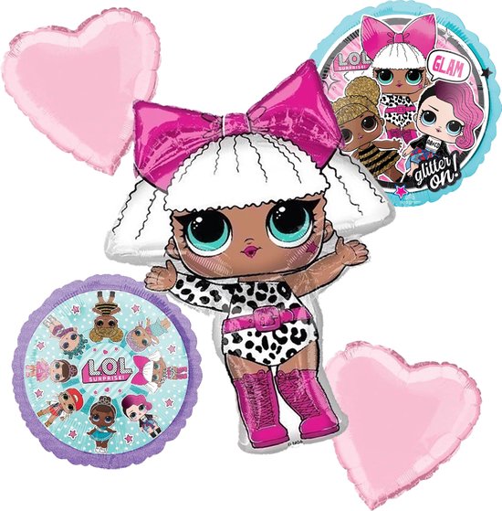 L.O.L. Surprise – Ballon set – 5-Delig – Helium ballon – Folieballon ...