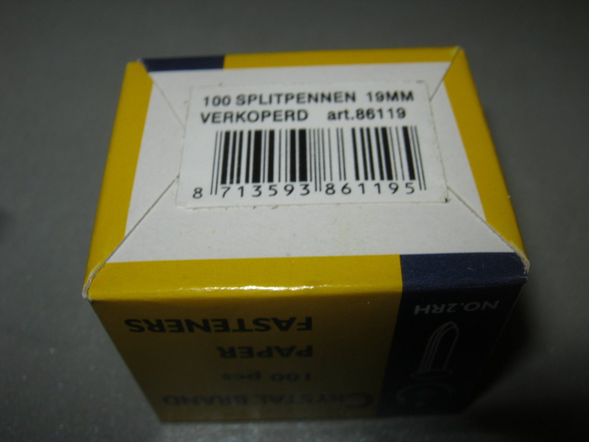 Crystal Splitpennen 100 Stuks 19mm | bol.com