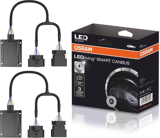 Osram H7 LED 64210DWNB + Canbus 12V 16W LEDSC02 | bol