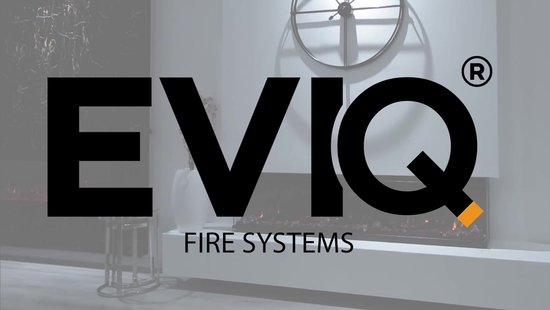 EVIQ Platina 36 inch - Elektrische sfeerhaard - Kachel voor woonkamer ...