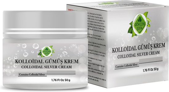 COLLOIDAL SILVER CREAM - Hydraterende en Revitaliserende Verzorgende ...