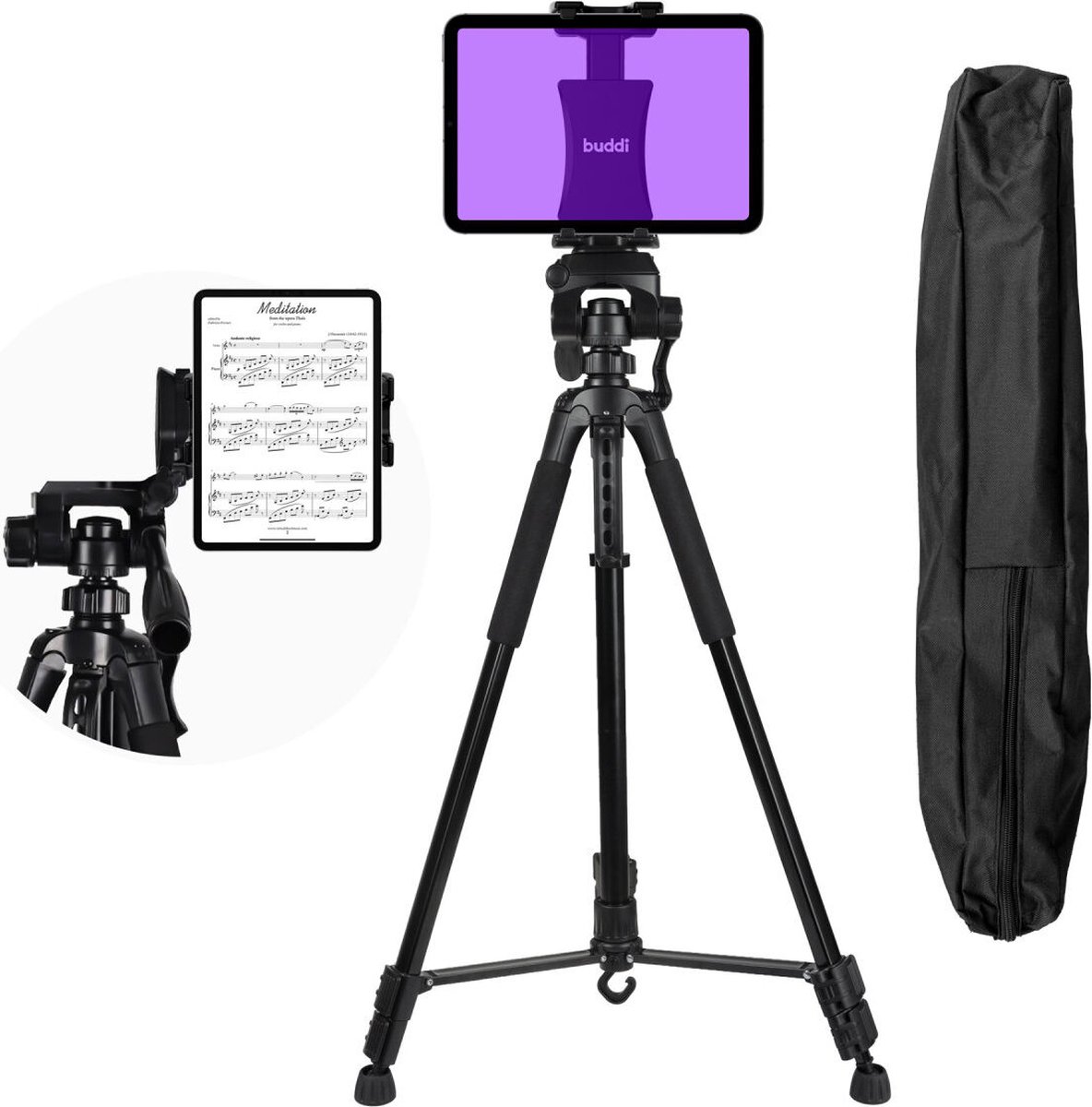 Buddi Universele Houder Statief voor Telefoon, Tablet en iPad - Tripod ...